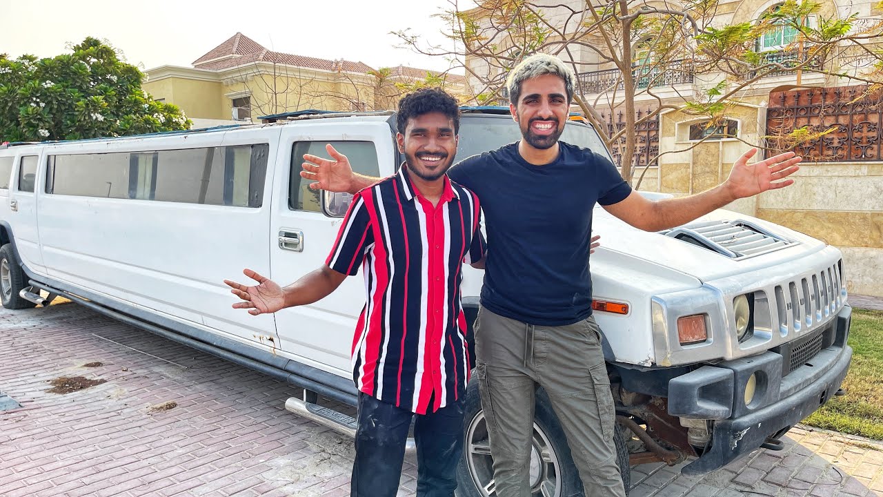 HUMMER LIMOUSINE SWIMMING POOL ആക്കി മാറ്റിയപ്പോൾ | ft : mo vlogs - YouTube
