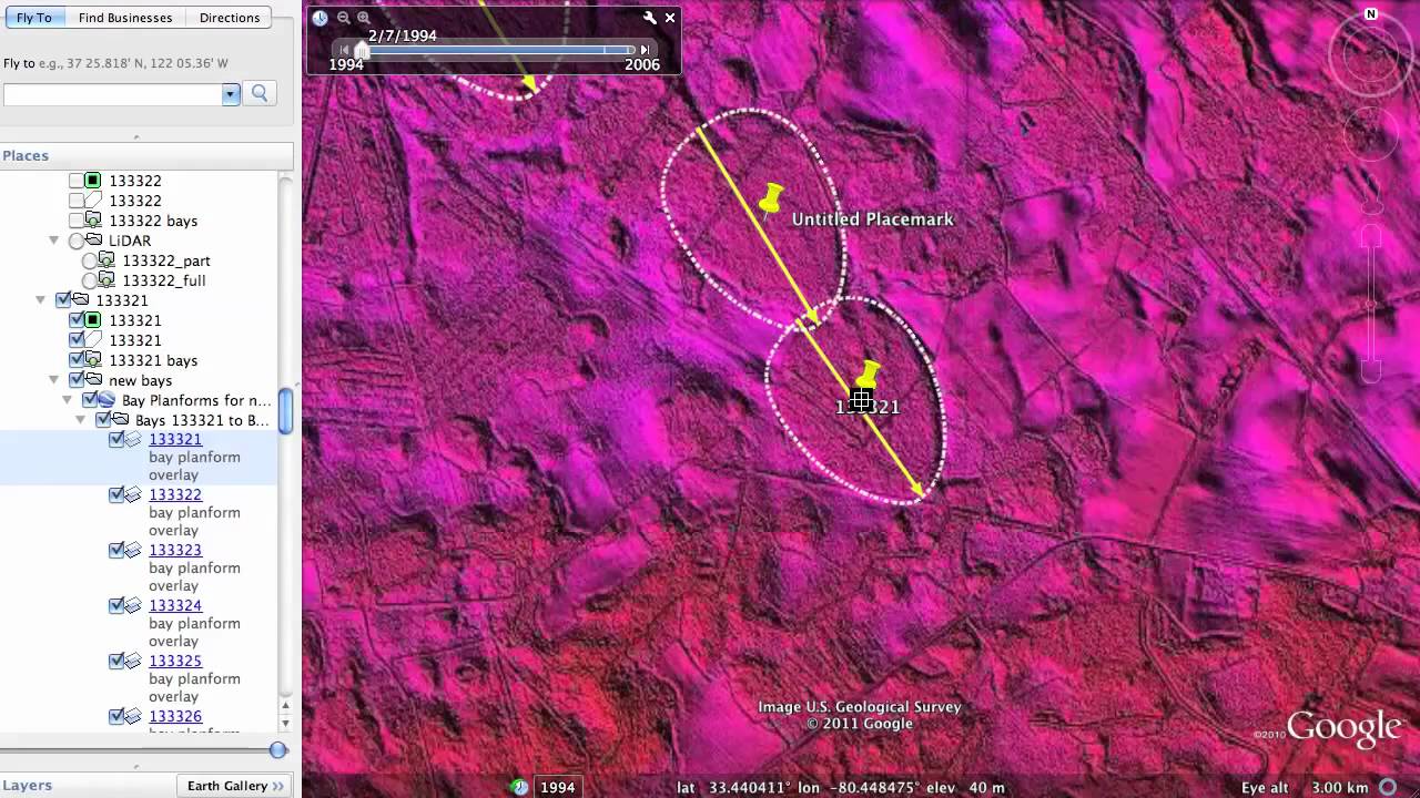 Bay Survey Process: Seeding Overlays With Placemarks - YouTube