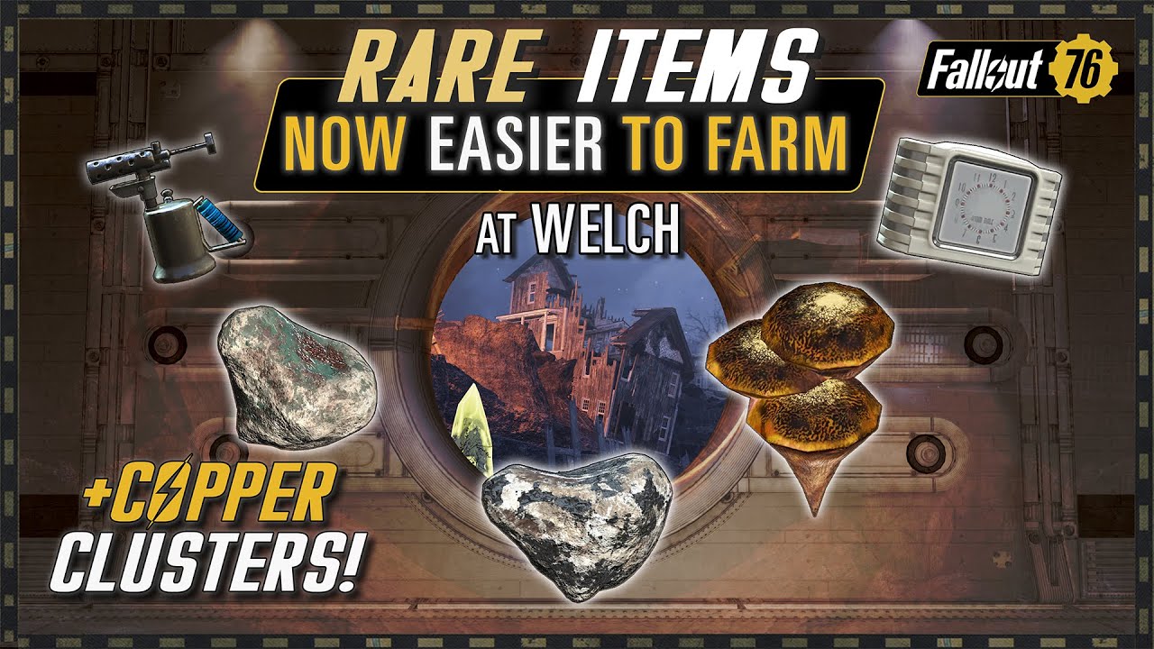 Rare Items, Ingredients and Junk Now Easier To Farm: Welch - Fallout 76 ...