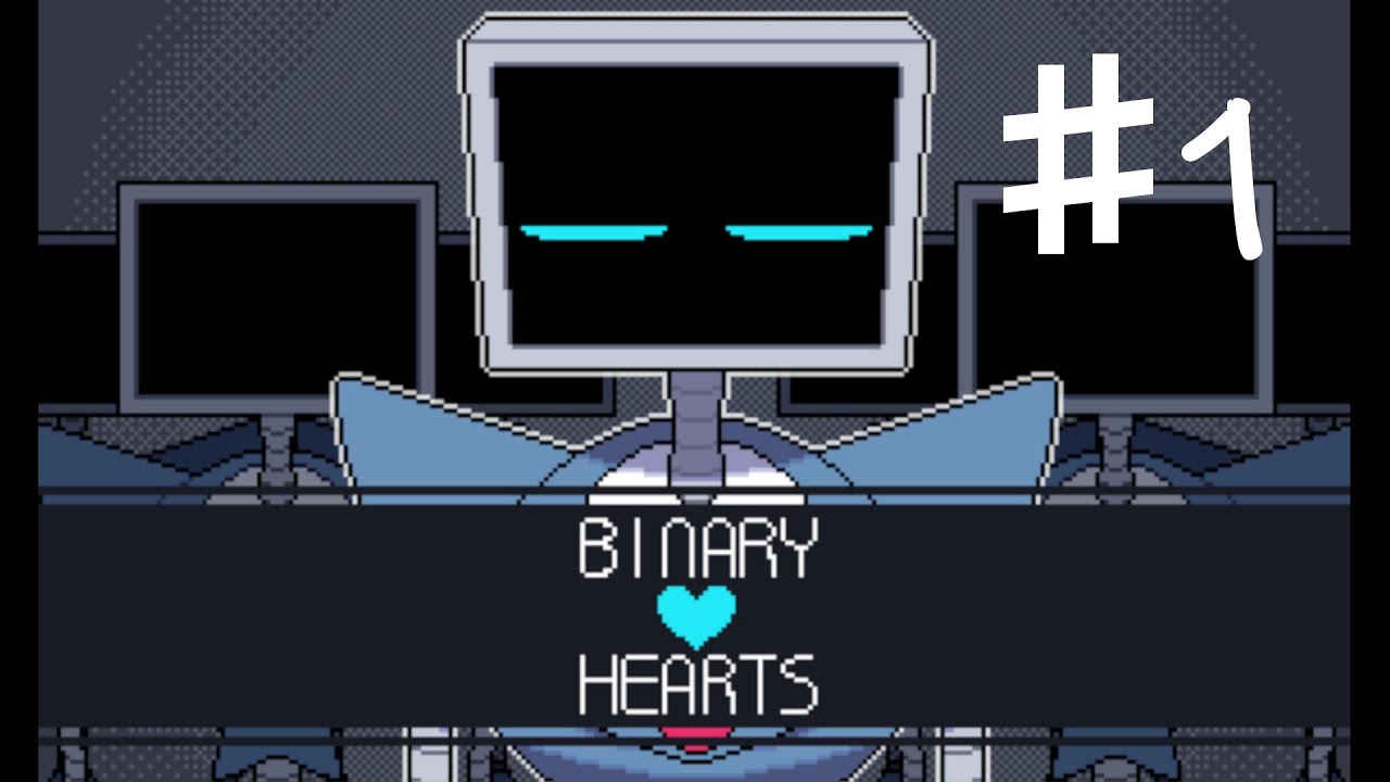【BINARY HEARTS】♯1ドット絵ほのぼのホラーゲーやってみる【ゲーム実況】 - YouTube