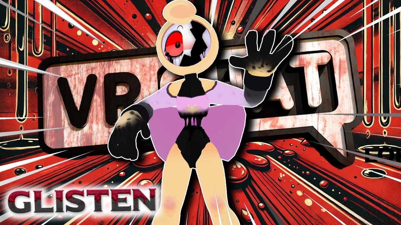 TWISTED GLISTEN’S DARK SIDE UNVEILED TO EVERYONE IN VRCHAT! Funny ...