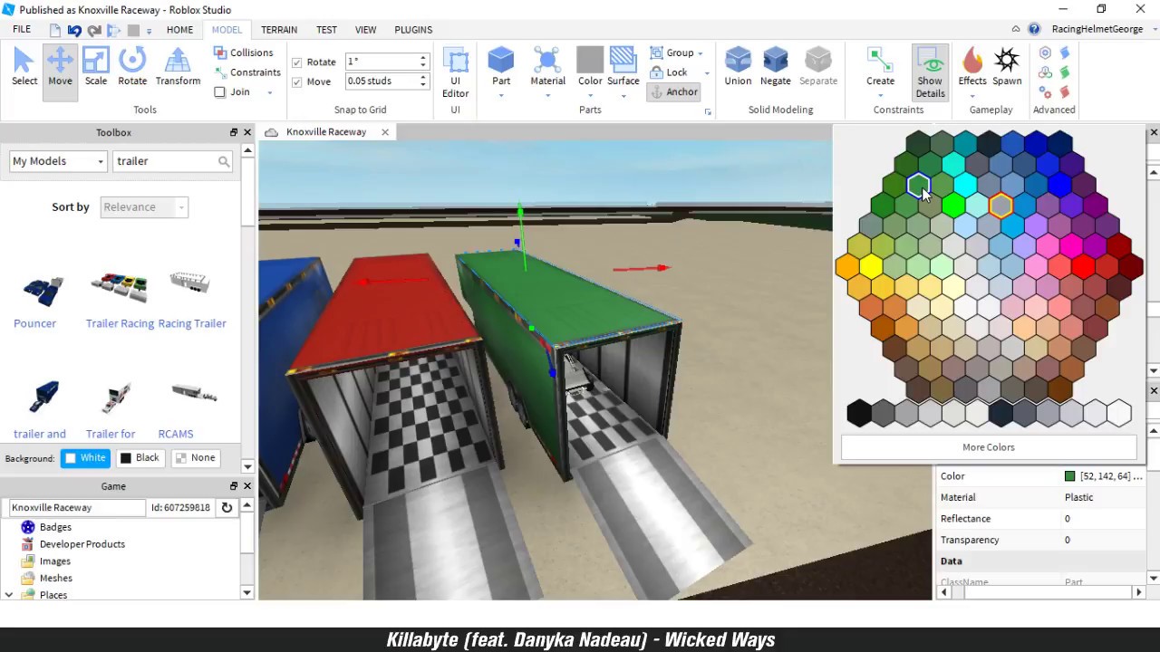 Roblox Track Building - YouTube