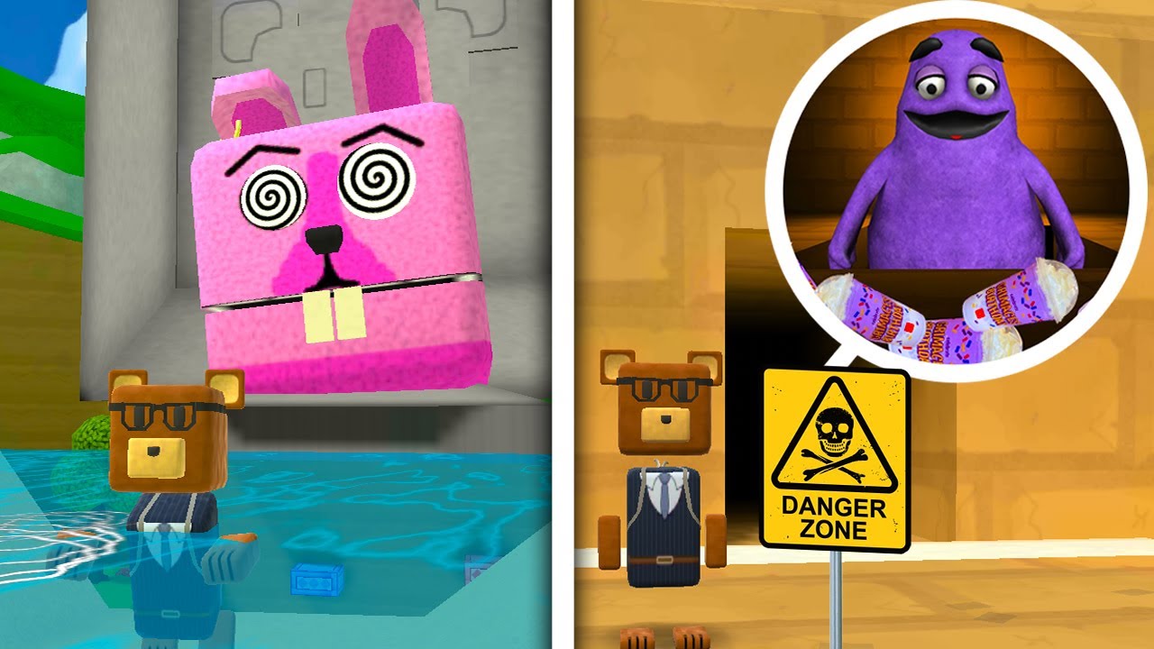 Secret Grimace Shake Monster in Pyramid - Super Bear Adventure Gameplay ...