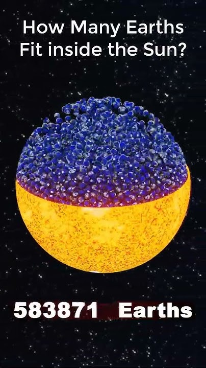 How Many Earths Can Fit into the Sun? #trending #tiktok #tiktokviral # ...