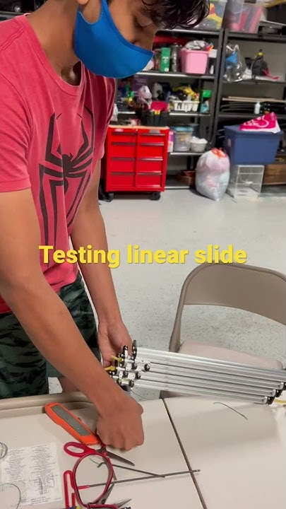 Linear slide testing - YouTube