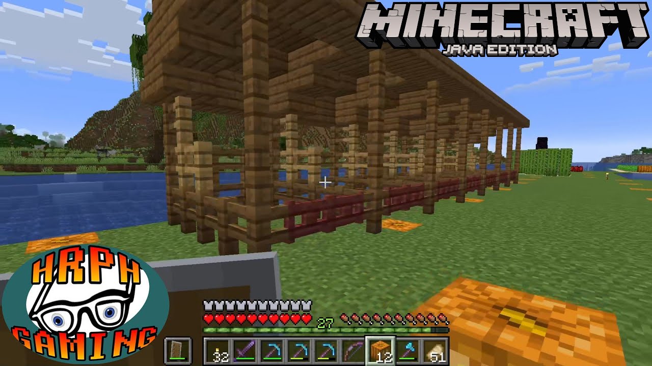 Building a Horse Stable, Final Gear Upgrades [E28] - Minecraft 1.21.4 ...