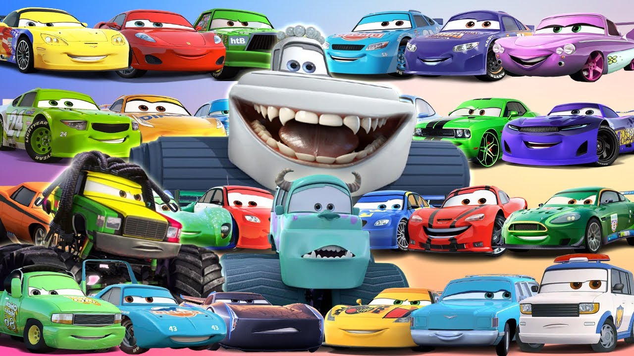 Looking For Disney Pixar Cars Lightning Mcqueen, Flo, Jeff Gorvette ...