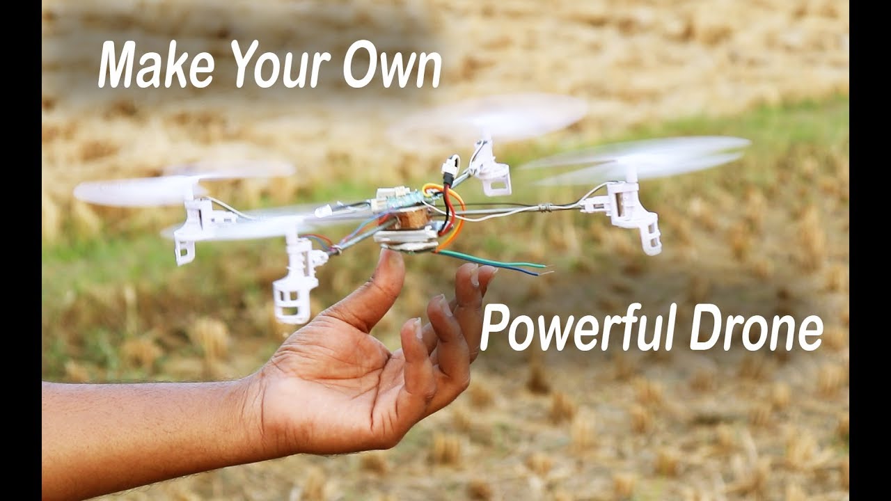 Make Your Own Low budget Powerful Drone - YouTube