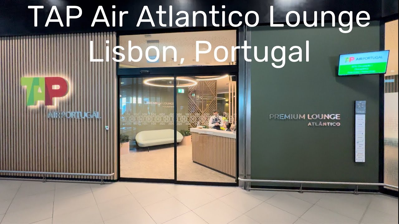 TAP Air Portugal Atlantico Lounge Tour: Lisbon Airport - YouTube
