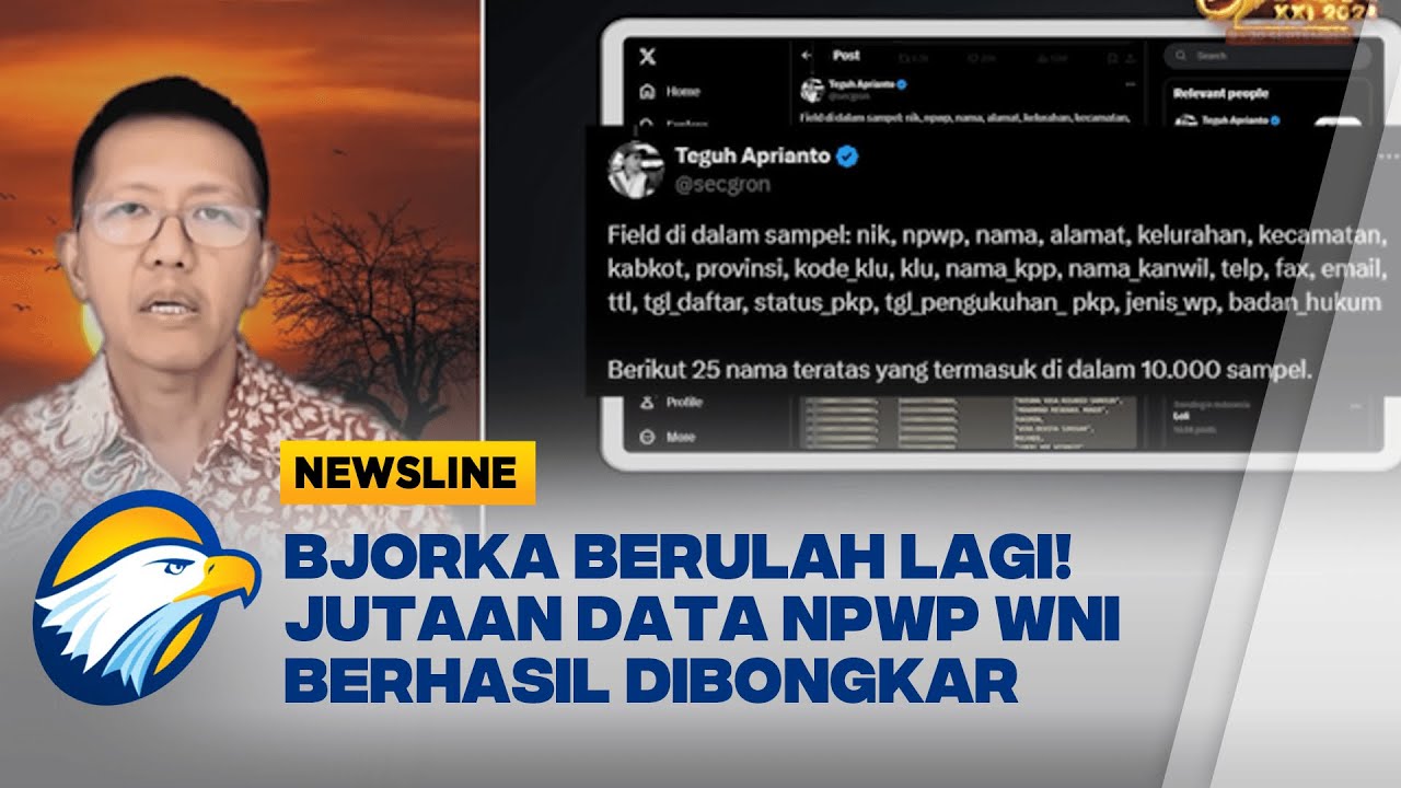 [DIALOG] - 6 Juta Data NPWP Bocor, Termasuk Milik Keluarga Presiden ...