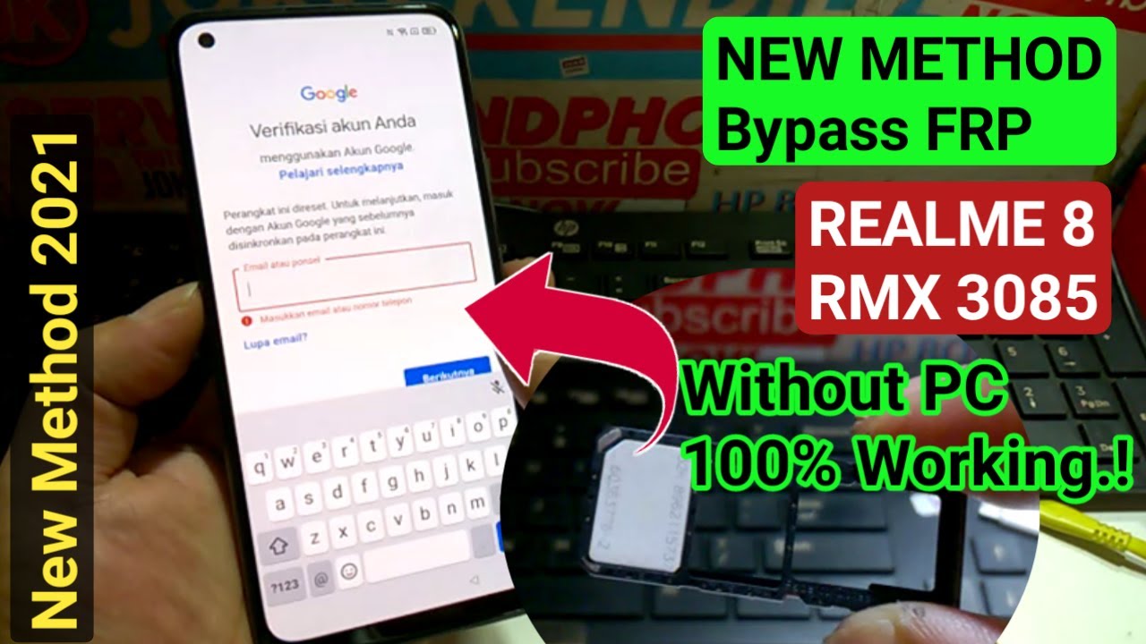 New method Bypass FRP Google Account Realme 8 RMX 3085 Without PC 100% ...