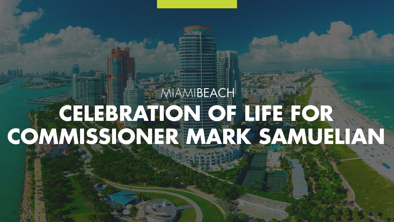Celebration of life for Commissioner Mark Samuelian - YouTube