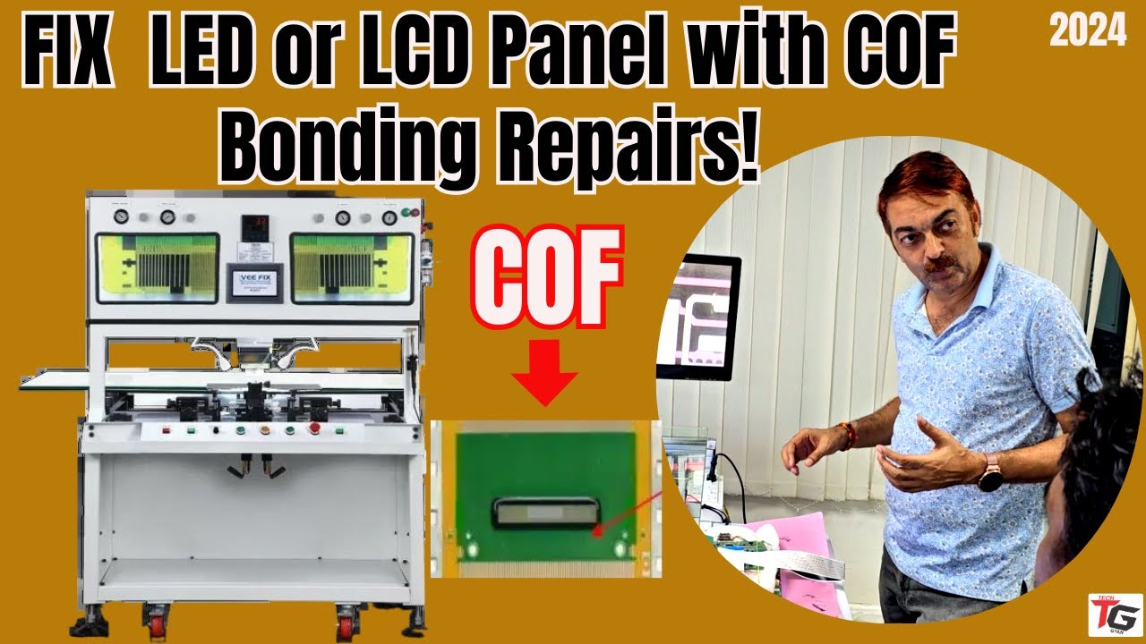 FIX LED or LCD Panel with COF Bonding Repairs! - YouTube