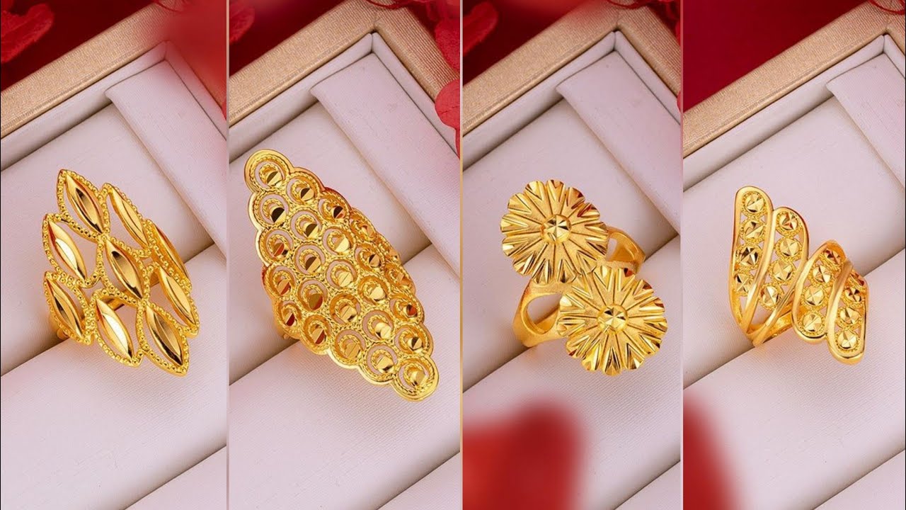 Latest 22k Gold Rings💍 Designs/Gold Rings Designs 2024/Light weight ...