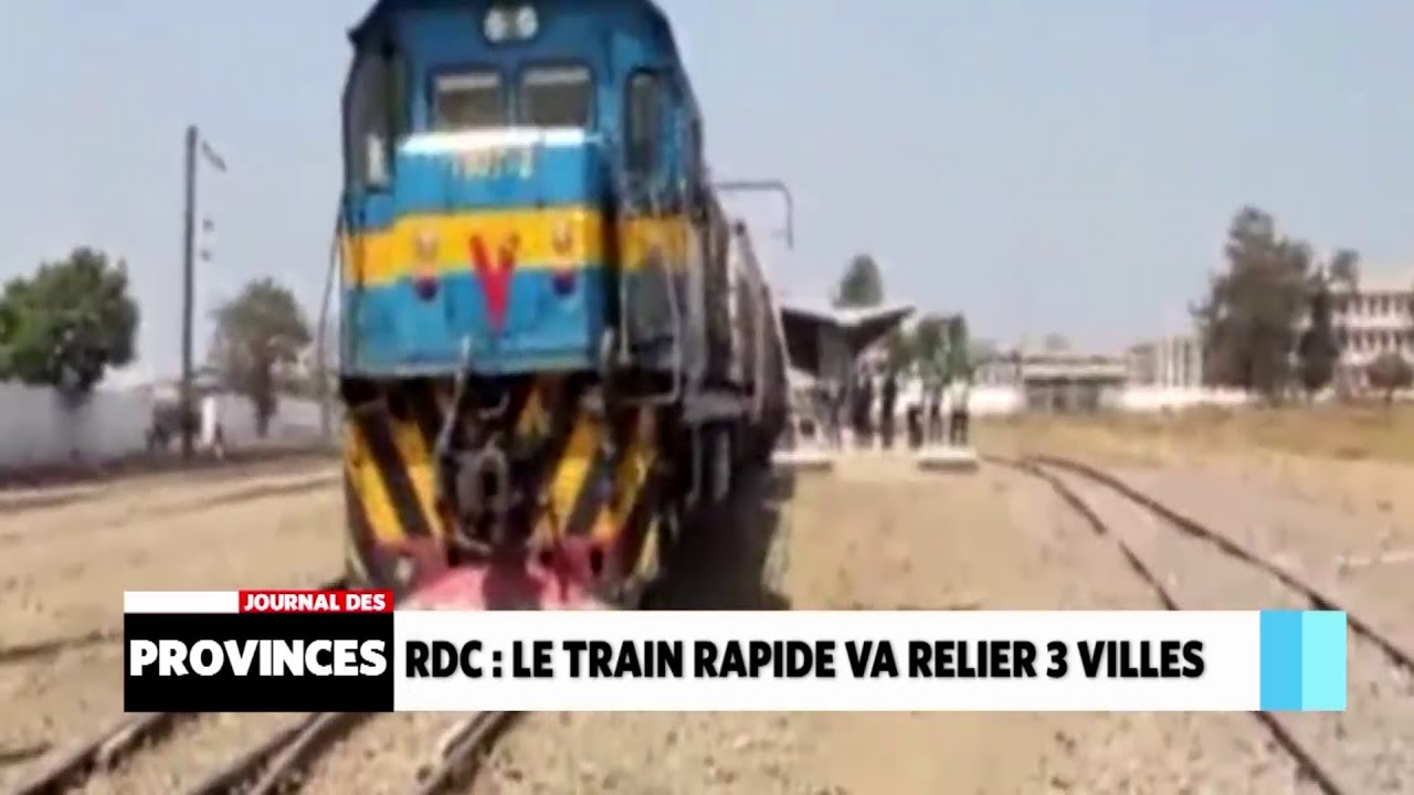 RDC: Le train rapide va relier 3 villes - YouTube