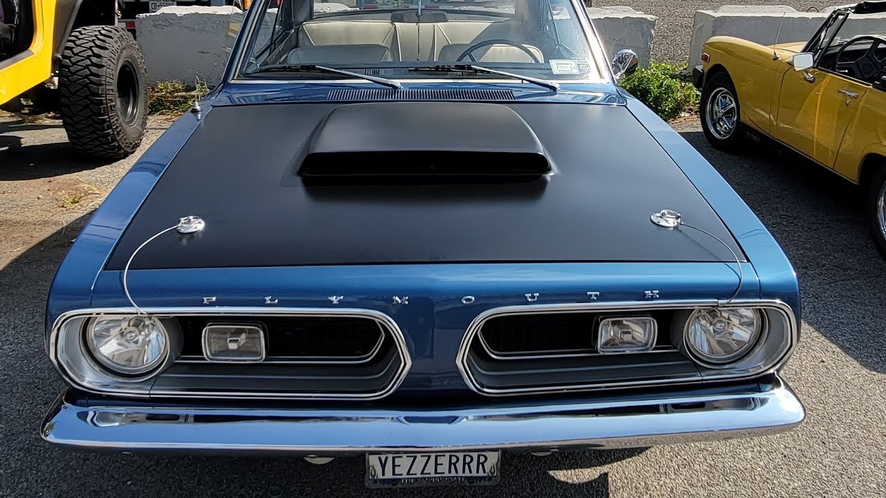 67 Plymouth Cuda running 🏃‍♂️ Nitrous. - YouTube