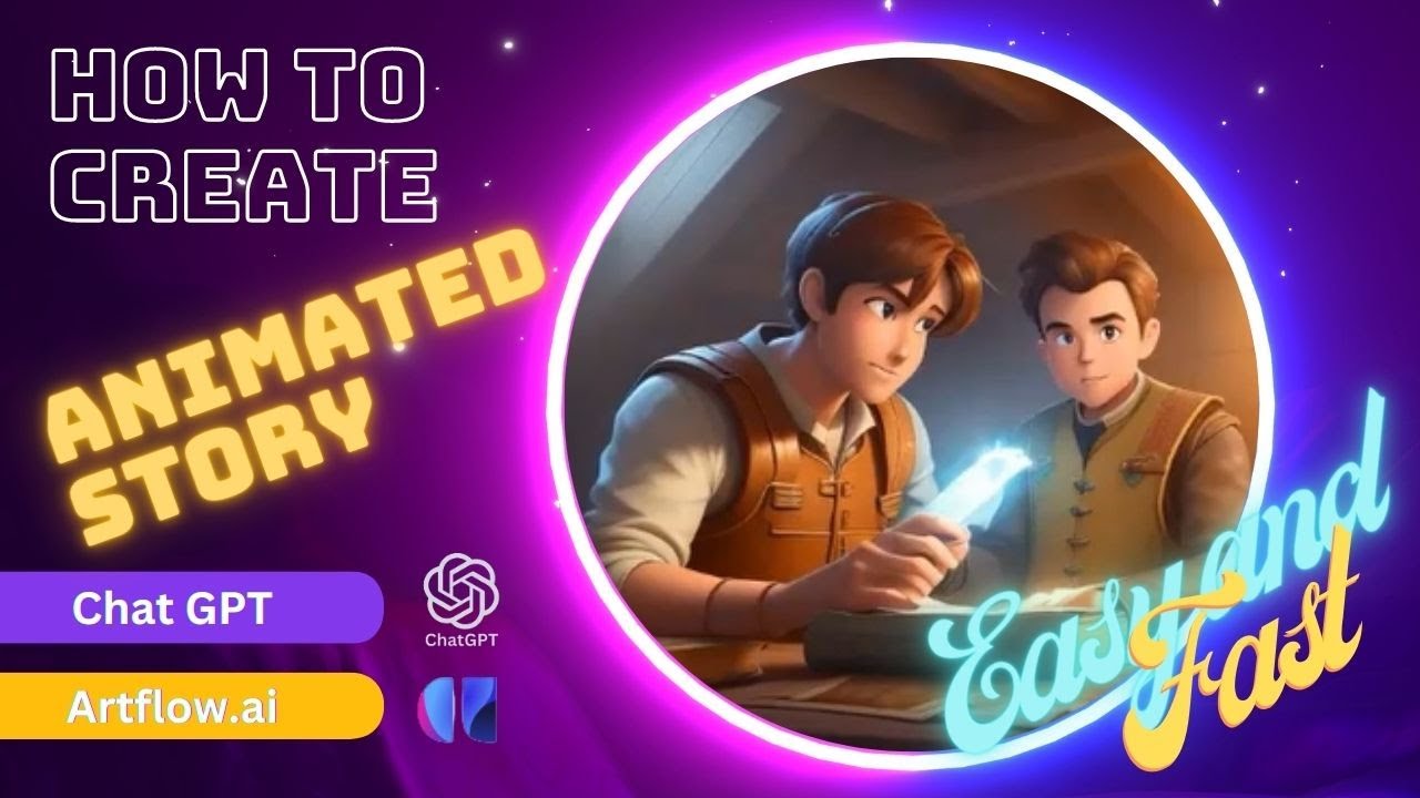 How to make animated story with Chat GPT and Artflow.ai - YouTube