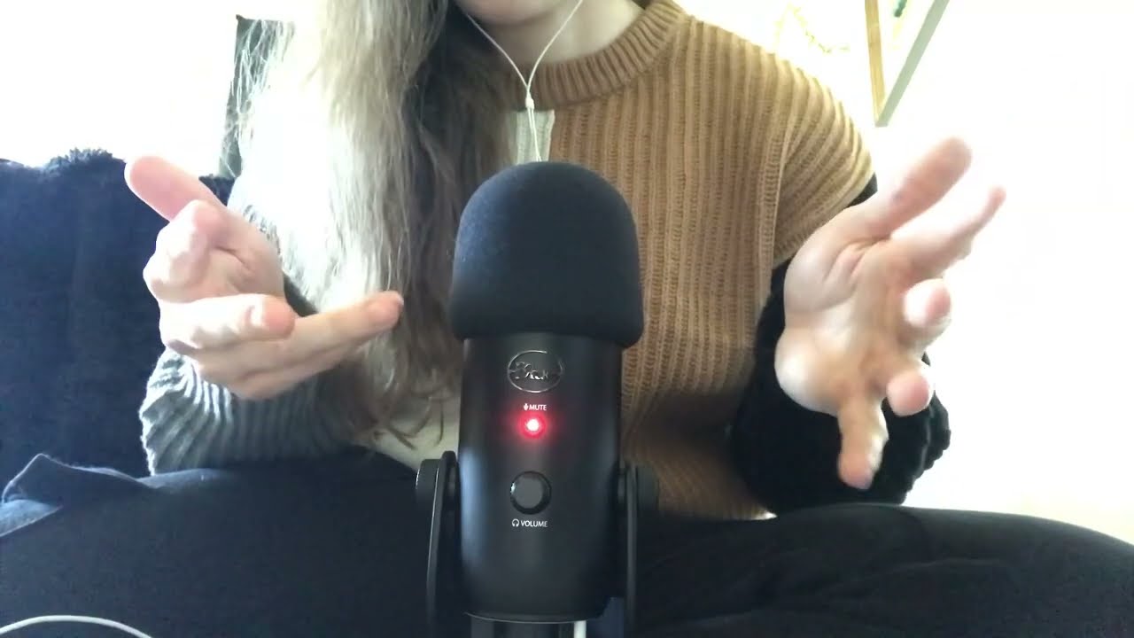 ASMR | Microphone and Fabric Sounds and Invisible Triggers | Whispered ...