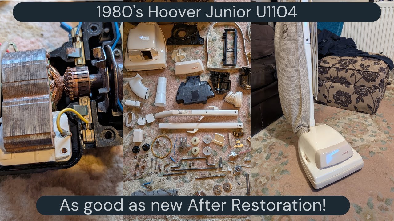 My vintage 1980's Hoover Junior U1104 - After Restoration! It's mint ...