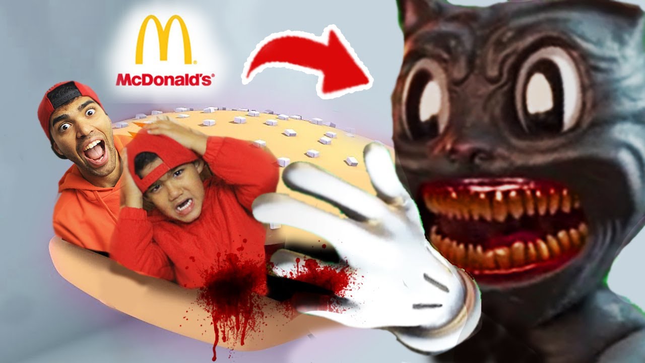 FLAGREI O CARTOON CAT TRANSFORMANDO MEU IRMÃOZINHO EM MC DONALD'S ...