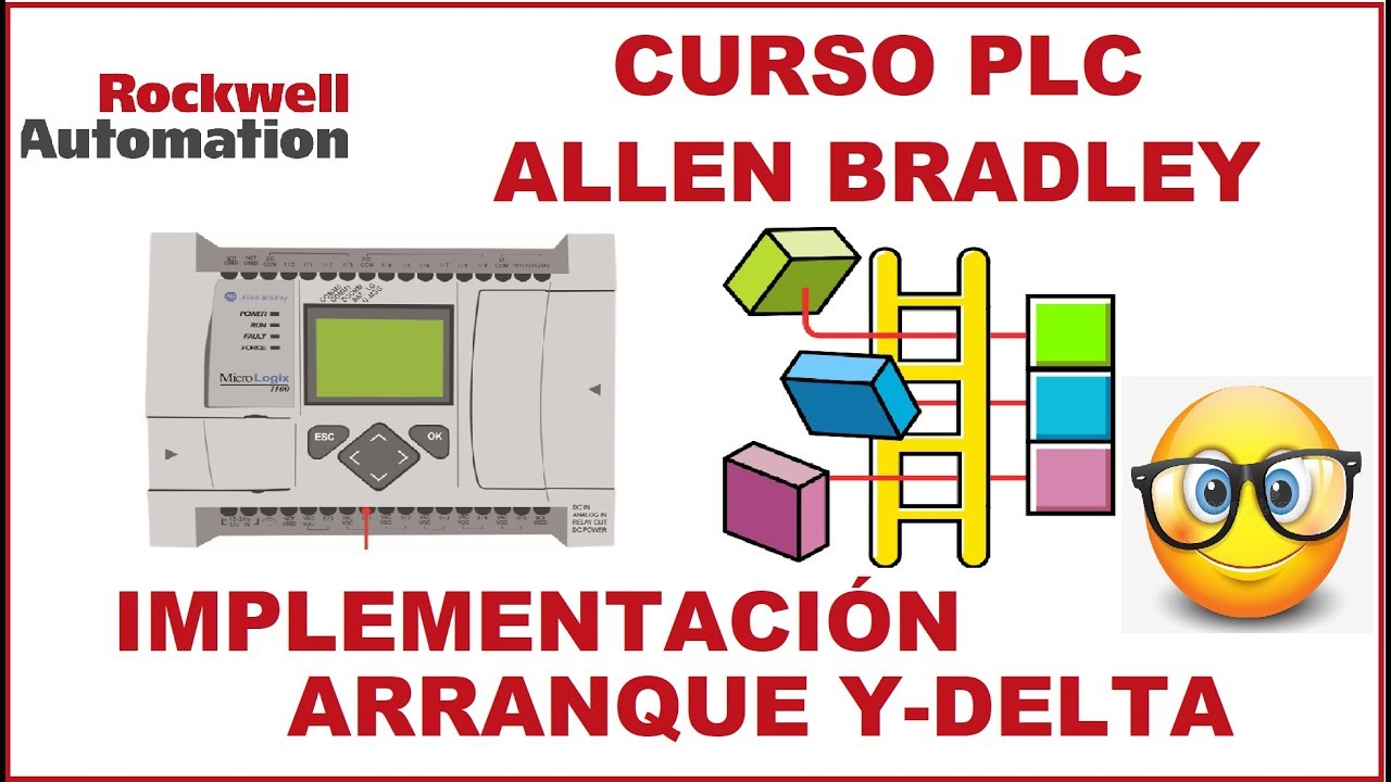 13 Curso Programación PLC Allen Bradley| Aplicación Arranque Estrella ...