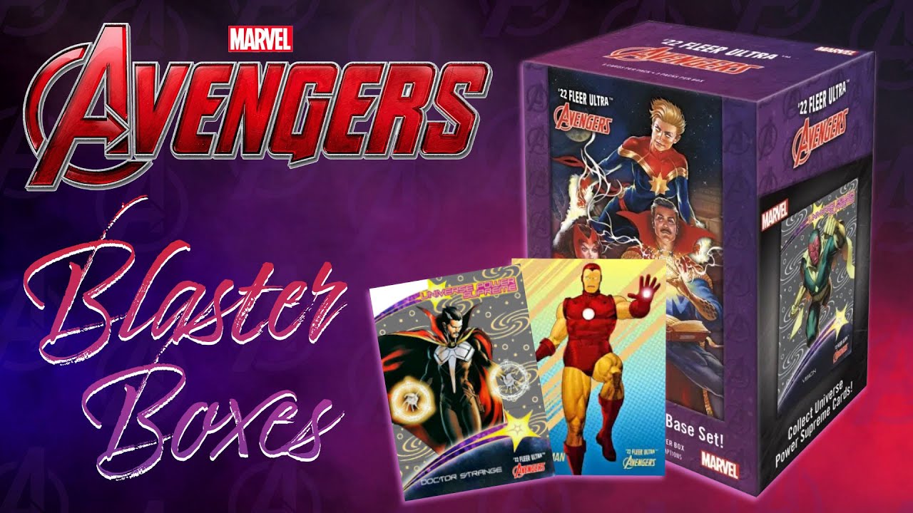 🔥INSANE HITS🔥2022 Fleer Ultra Marvel Avengers Blaster Box x4 - YouTube