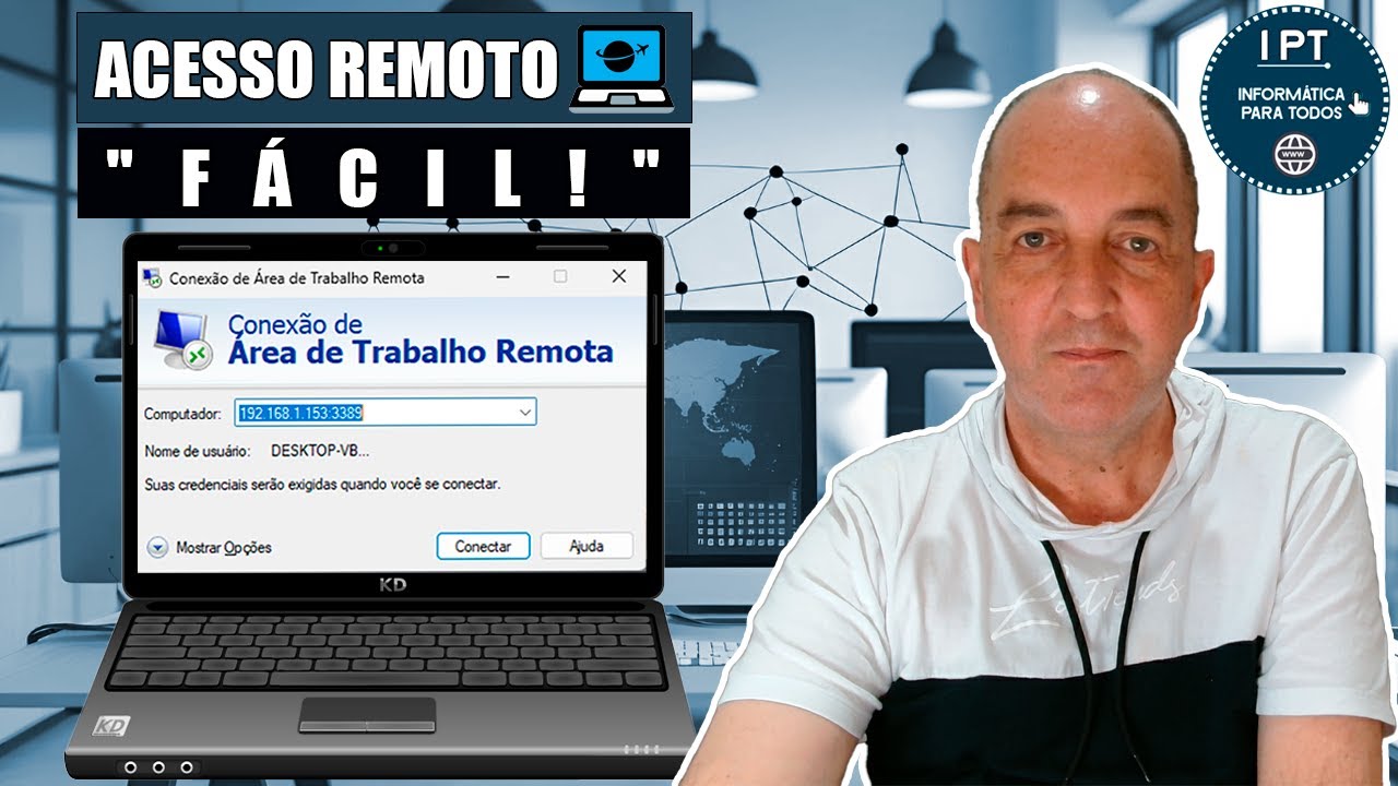 👉 Como Usar a Área de Trabalho Remota no Windows (Rede Interna) Passo a ...