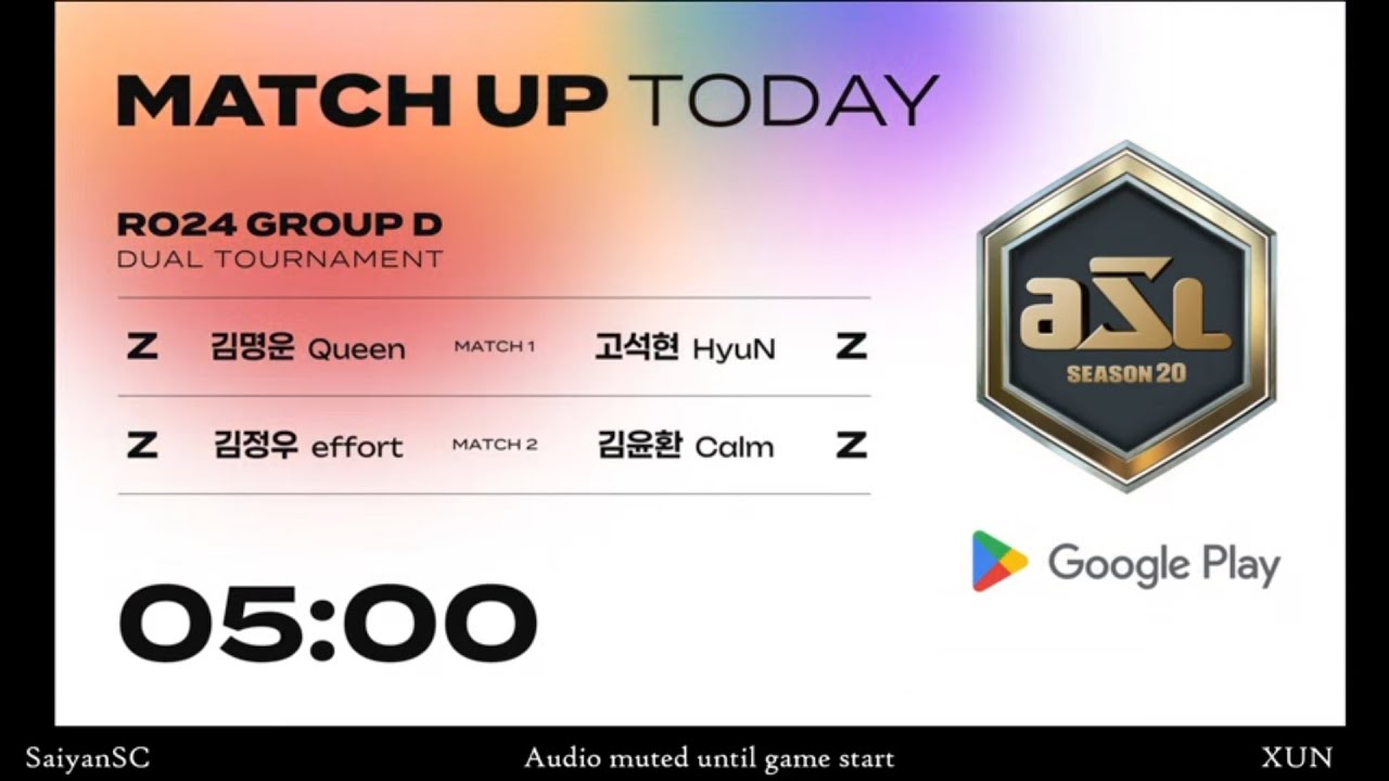 [ENG] ASL S20 Ro.24 Group D (Effort, Queen, Calm and Hyun) - ASL English (StarCastTV English ...