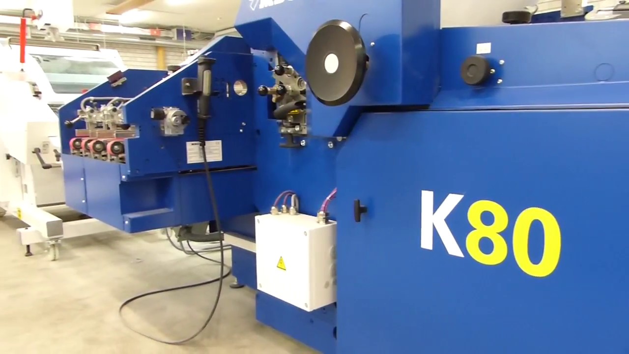 Kombi-Falzmaschine MBO K80 - YouTube