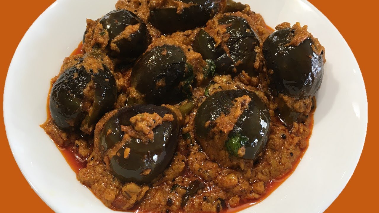 Bharwa baingan recipe | Bharli Vangi |Baingan Masala Recipe| ennegayi ...