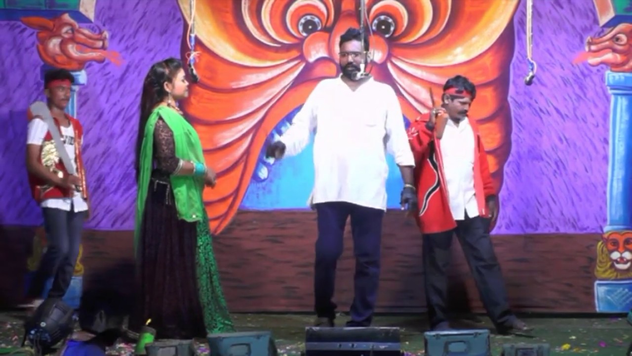 Telugu stage show | telugu drama | vvr telugu tv - YouTube