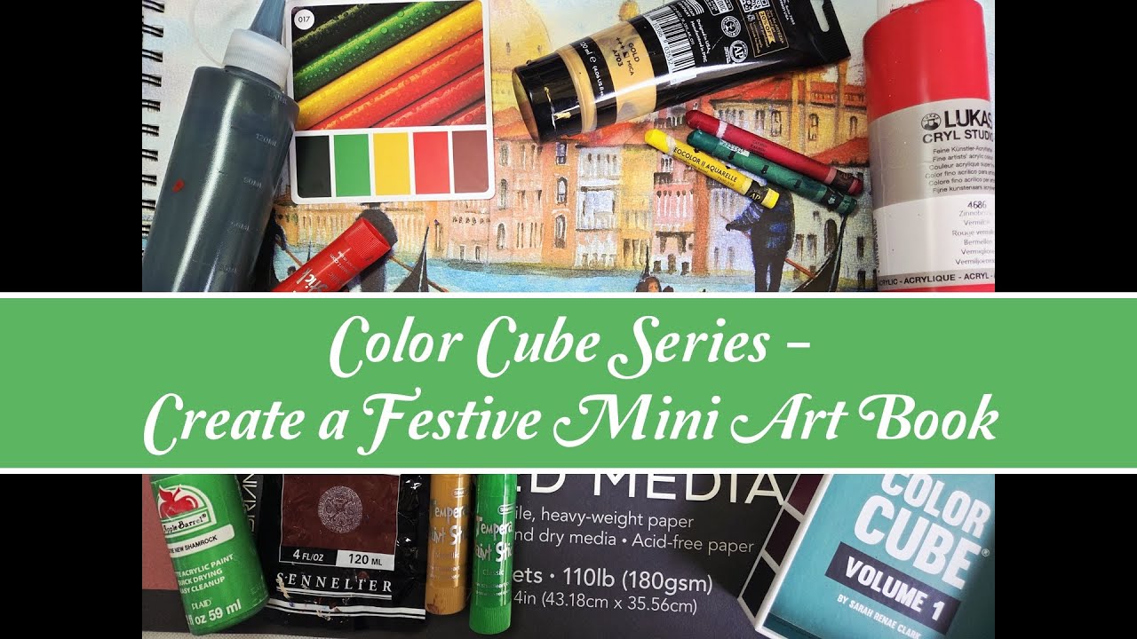 Color Cube Art Book - Mixed Media Fun - YouTube