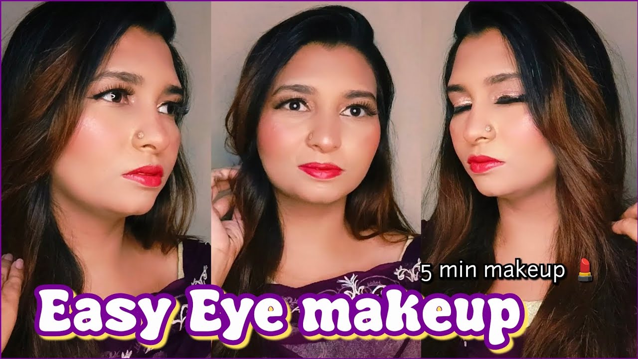 1-SHADOW EYE MAKEUP TUTORIAL - QUICK & EFFORTLESS! [EASY HOW-TO] - YouTube