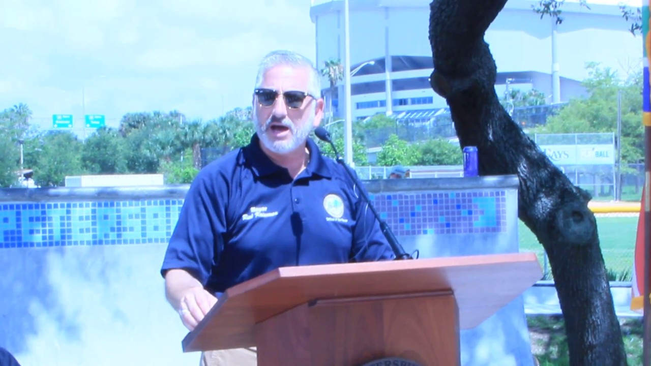 Mayor Rick Kriseman at Skate Boarding Regional Park - YouTube