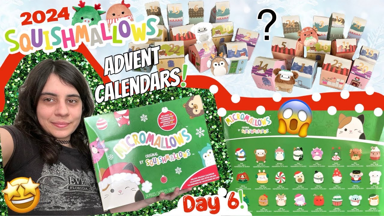 24-DAY😱Micromallow Advent🎄Calendar Opening + CUSTOM🤩Squishmallows ...