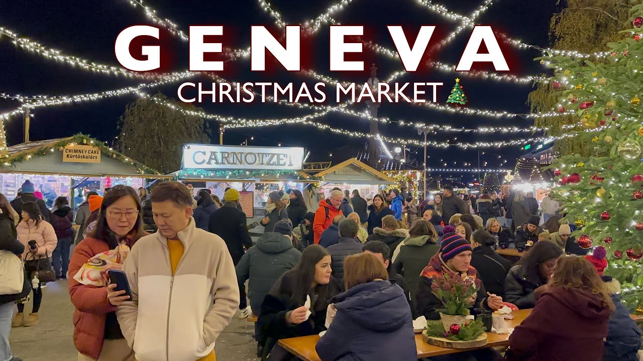 GENEVA- Switzerland Most Beautiful Christmas Market 2024 | Noël Au Quai ...