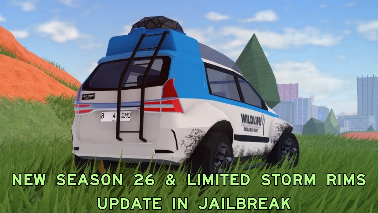 Roblox Jailbreak Season 26 & Limited Storm RIMS Update - YouTube