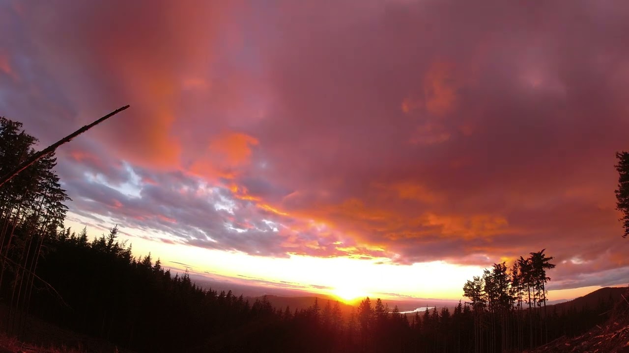 Bear mountain sunset - YouTube