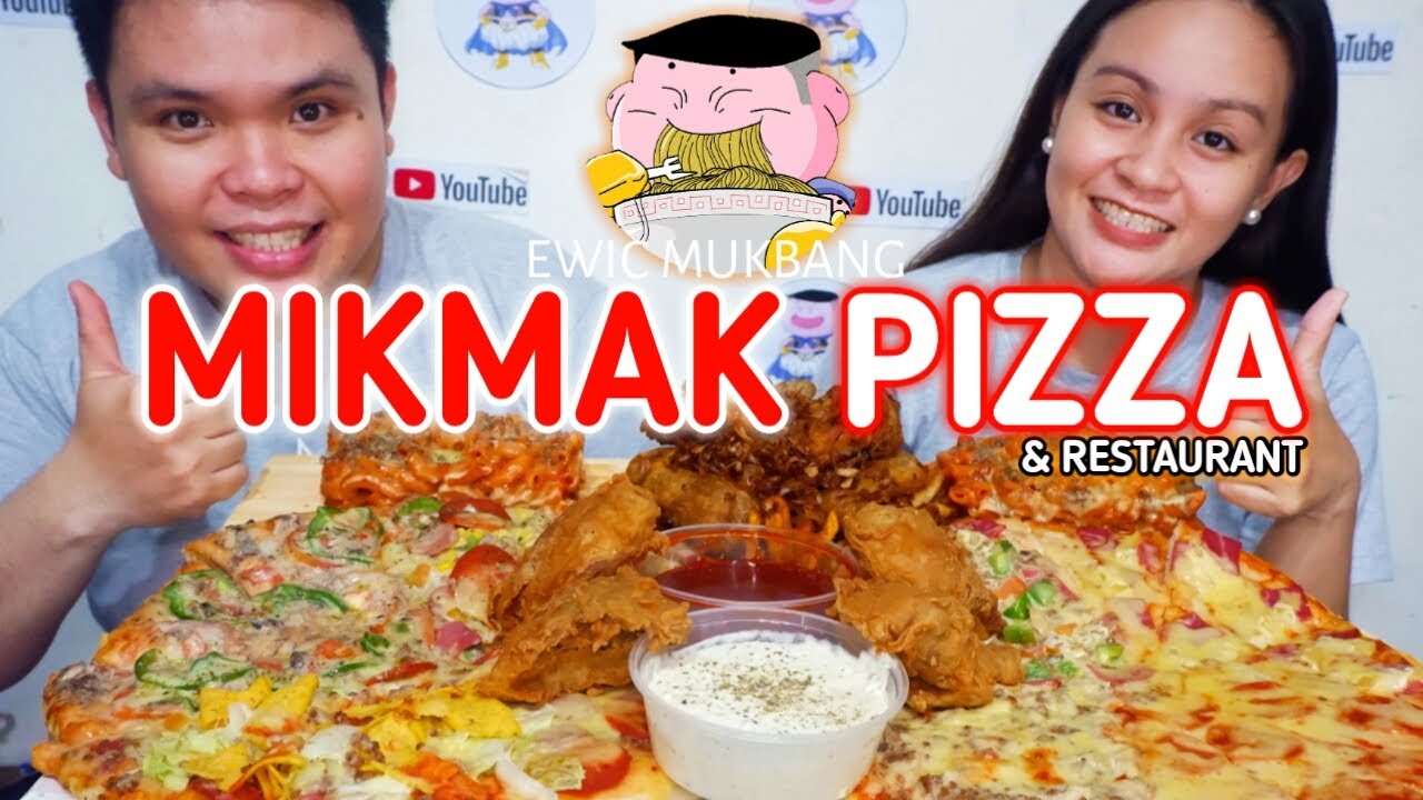 MikMak Pizza & Restaurant Mukbang / Filipino Food Mukbang / Mukbang ...
