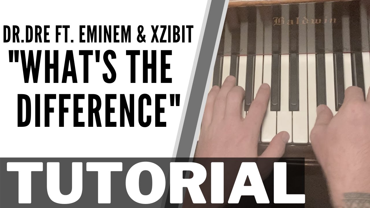 How to play "Whats The Difference" by Dr. Dre on piano - YouTube