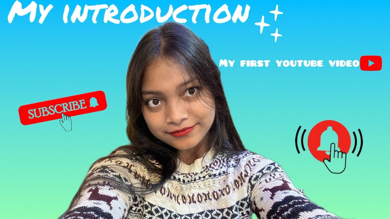 MY FIRST YOUTUBE VIDEO l Introducing my YouTube channel l - YouTube