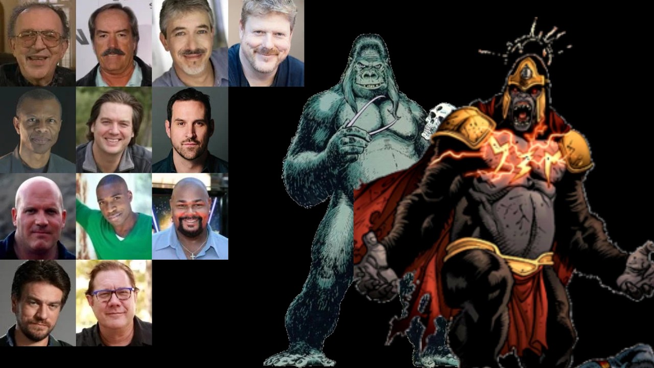 Animated Voice Comparison- Gorilla Grodd (Flash) - YouTube