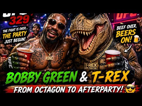Bobby Green & Terrance McKinney T Rex partying together UFC 329 BRUTAL FIGHT!!!!