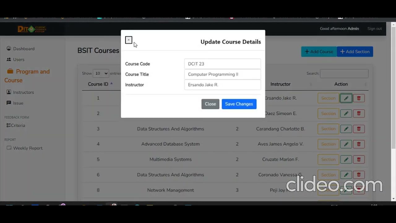 admin module - YouTube