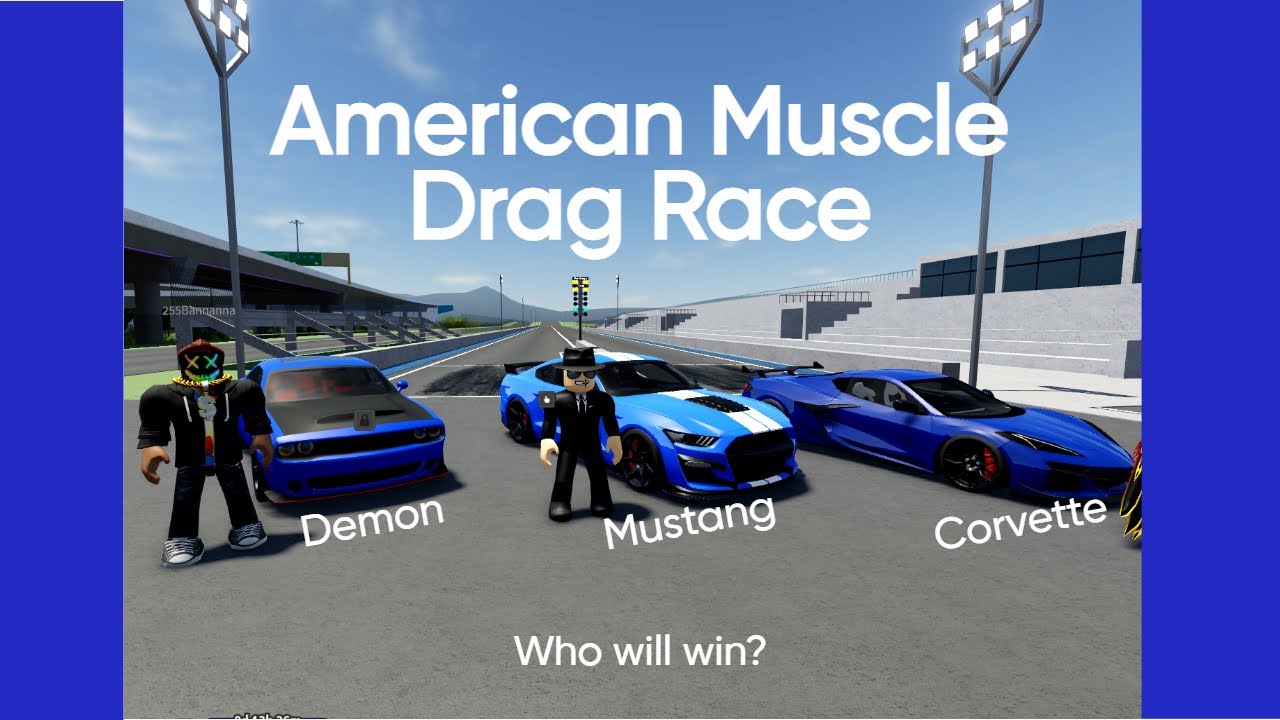 American Muscle Drag Race | Driving Empire Roblox - YouTube