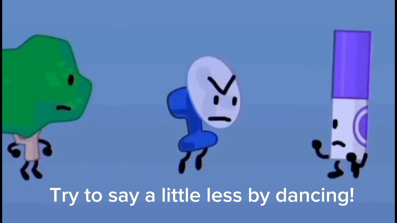 BFDI:TPOT 5 - Dancing scene but I ran it through arabic - YouTube