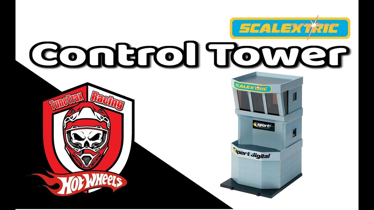 Scalextric Control Tower Diorama and Full Circle Hobbies Grandstand ...