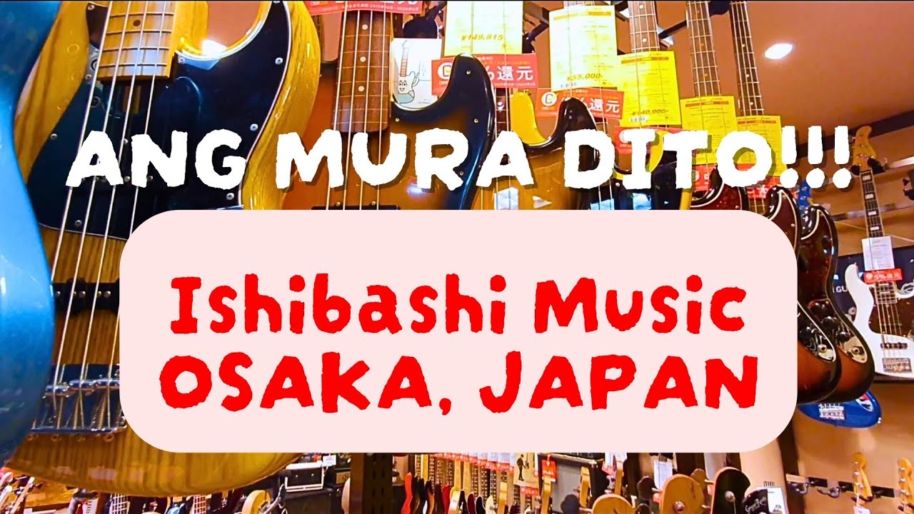 Top Music Stores in Japan | Part 2 Cheap BASS GUITARS - YouTube