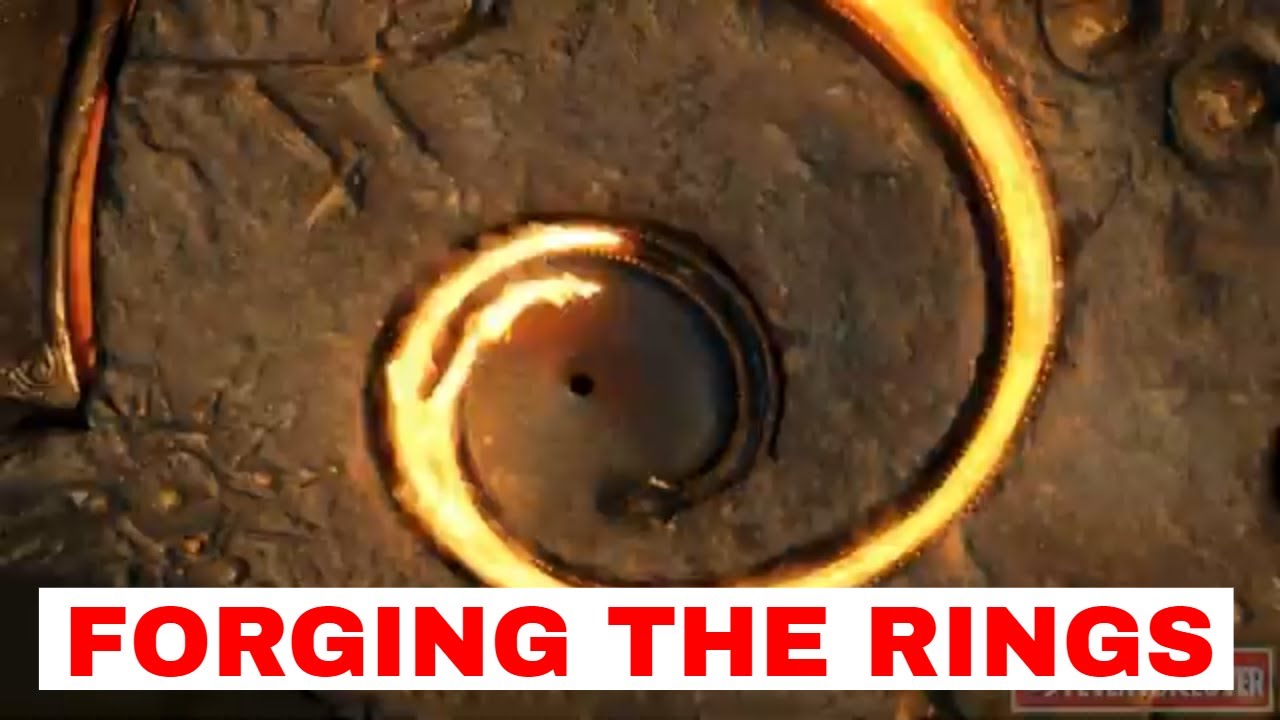 Rings Of Power, The Forging Of The Three Rings... - YouTube