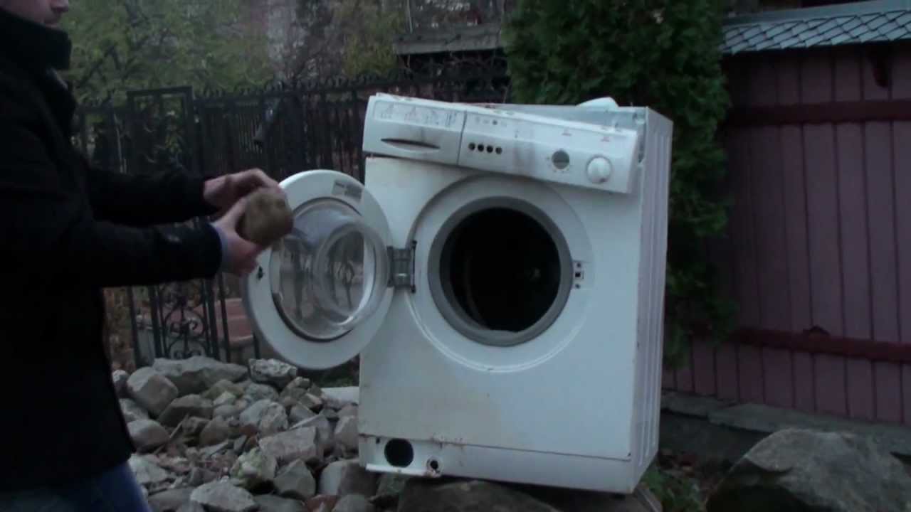 Washing machine fail - YouTube